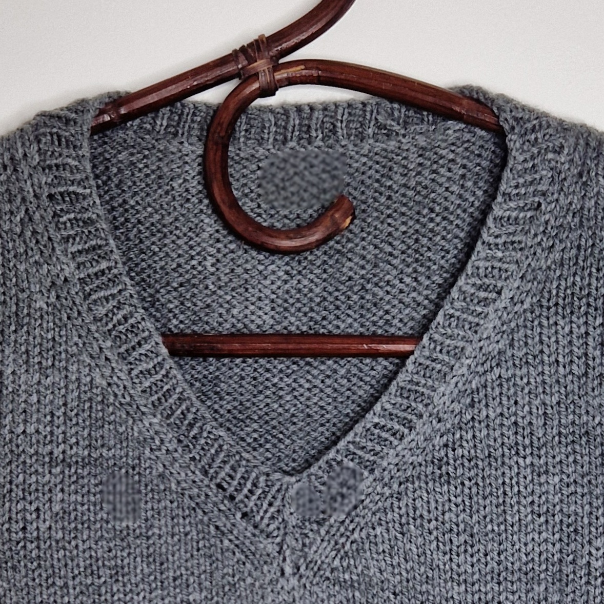 Comment tricoter une bordure d'encolure pour un col V ? - Mon Blabla de ...